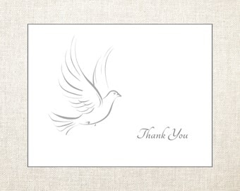 Dove sympathy card | Etsy