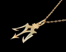 Unique trident necklace related items | Etsy