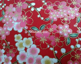 Sakura fabric | Etsy