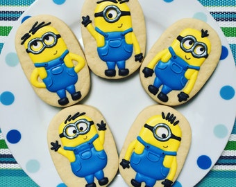 Minion cookies | Etsy