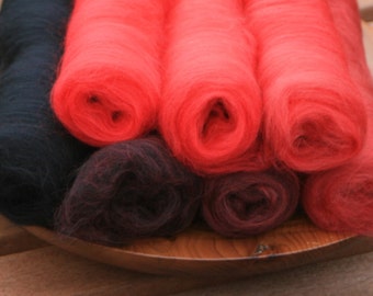 Peacock Feathers Gradient batt set