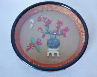 Unique round shadow box related items | Etsy