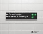Official NYC Subway Signs and Sports Team Prints by SidewaySigns