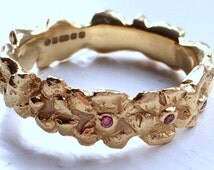 Unique pink engagement ring related items | Etsy