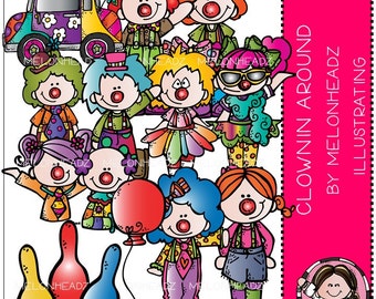 Happy Birthday clip art LINE ART by MelonheadzClipArt on Etsy