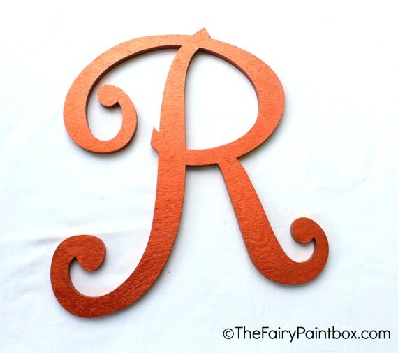 Ruby Painted Letters Ruby Nursery Letters Ruby Wedding