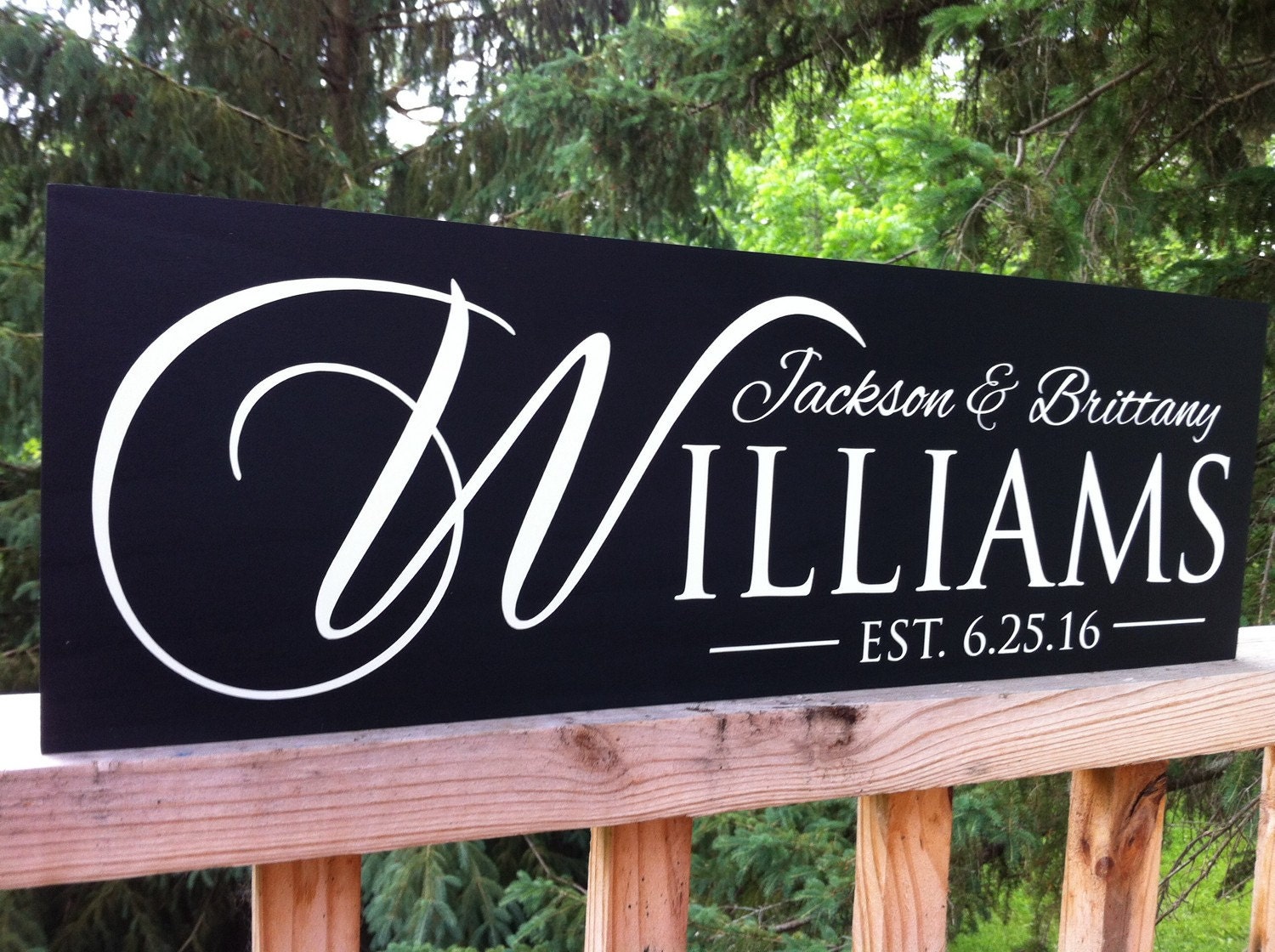 Wedding Signs Last Name Custom Last Name Sign Wedding Gift Wedding Signs Last Name Custom Last Name Sign Wedding Gift