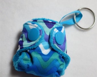Weensy Baby Cloth Diaper Keychains and more by WeensyBaby on Etsy