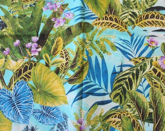 Palm tree fabric | Etsy