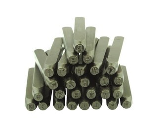 Metal letter stamps | Etsy