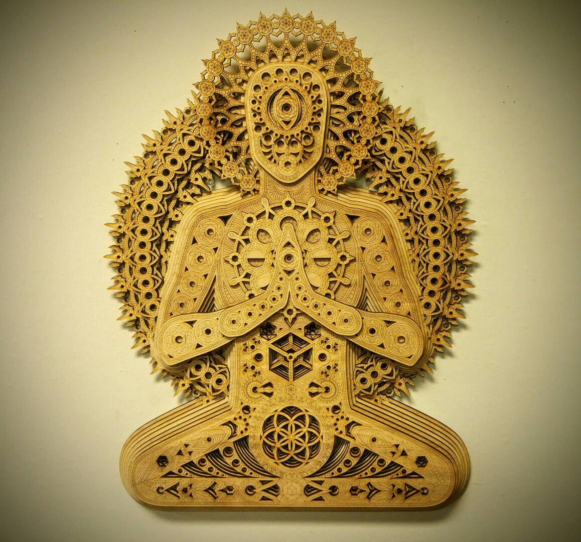 Visionary Meditation Buddha Sacred Geometry Yoga Mandala