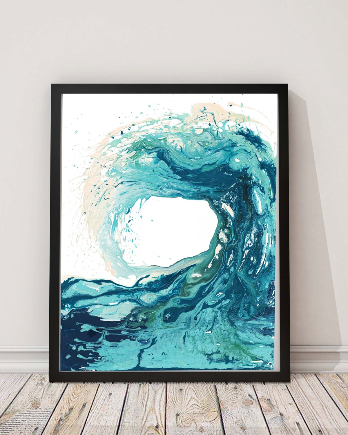 Ocean Print Abstract Art Prints Surf Art Ocean Art Beach