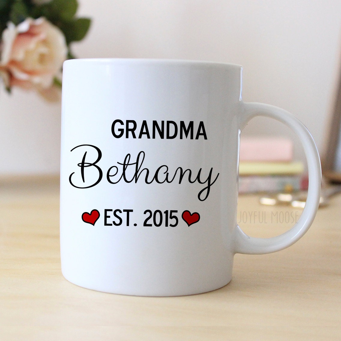 Grandma Personalized Mug Personalized Grandma Coffee Mug