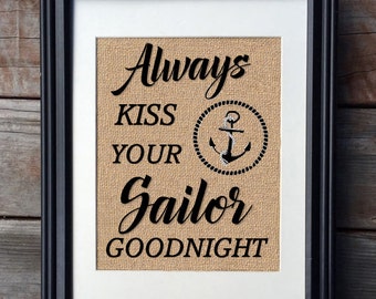 Kissing sailor | Etsy