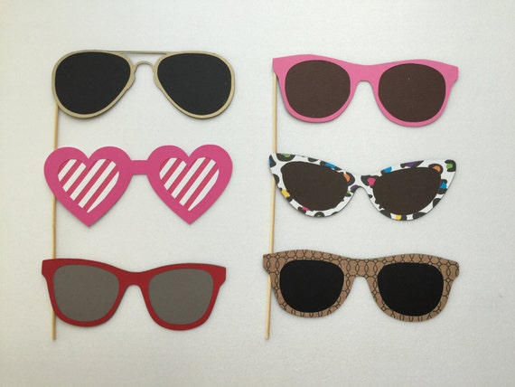 Sunglasses Photo Booth Prop Wedding Props Birthday Party
