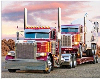 Peterbilt truck | Etsy