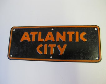 Atlantic city sign | Etsy