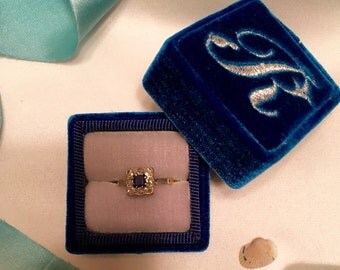 Sapphire blue ribbon | Etsy