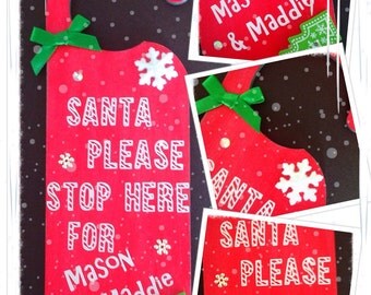 Santa stop here | Etsy