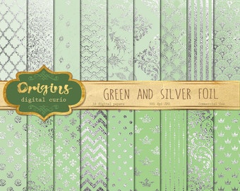 Sky Blue and Gold Digital Paper vintage by OriginsDigitalCurio