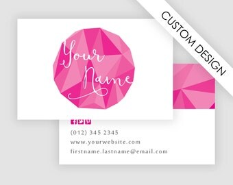 Custom business card | Etsy