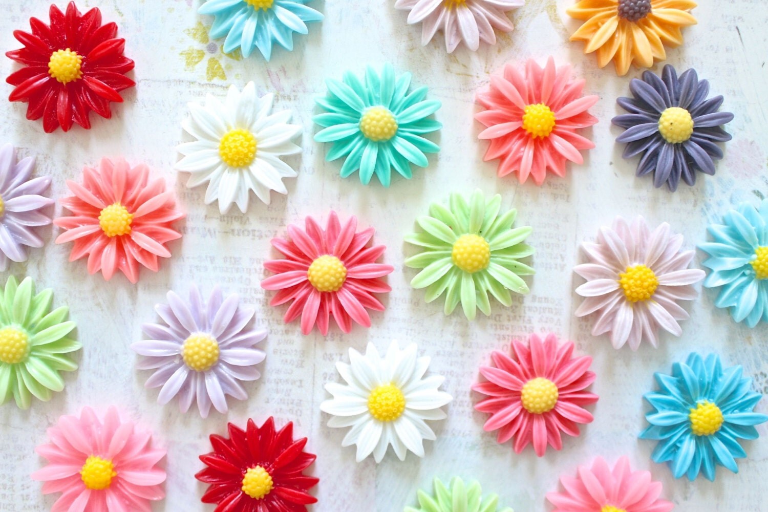 Daisy Flower Fridge Magnet Daisy Magnets Flower Magnets