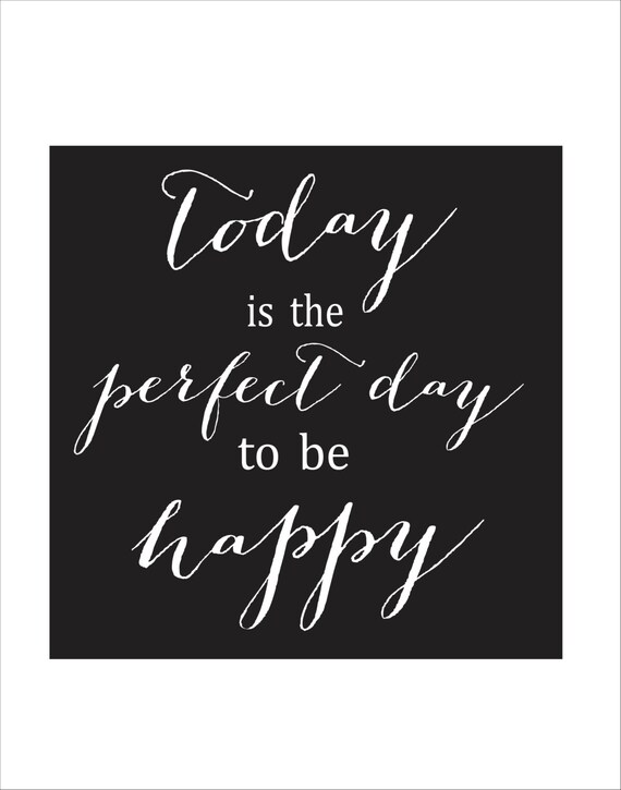 Today is the perfect day to be happy Steel wall by Crosswoodworks