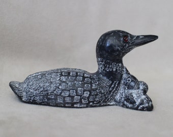 Loon figurine | Etsy