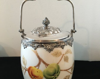 Painted silver plate | Etsy