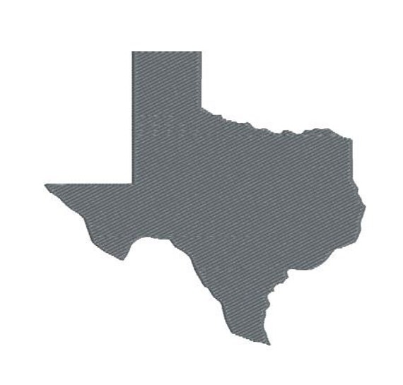 Embroidery Design TEXAS State 3 Files by TheHenZEmbroidery on Etsy