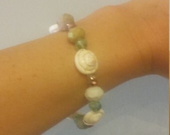 Seashell bracelet | Etsy