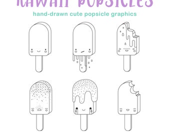 Popsicle clipart | Etsy