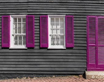 Purple shutters | Etsy