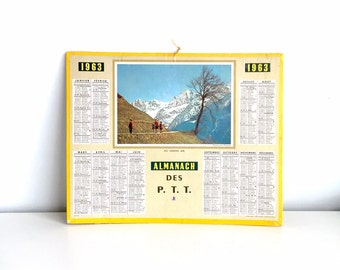 1963 calendar | Etsy