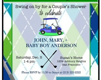 Golf baby shower | Etsy