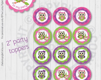 Owl cake topper | Etsy