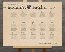 Unique table assignment related items | Etsy