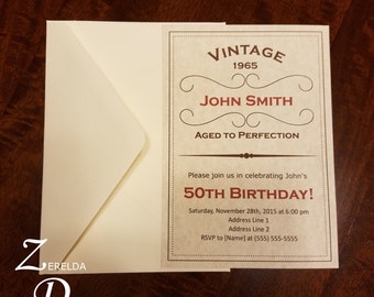 Physical invitation | Etsy