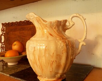 Clay water pitcher | Etsy