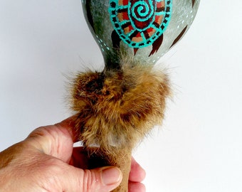 Ceremonial rattle | Etsy