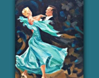 Oil Painting BREATHLESSLY WAITING OriginalOil