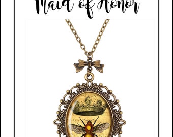 Queen bee necklace | Etsy