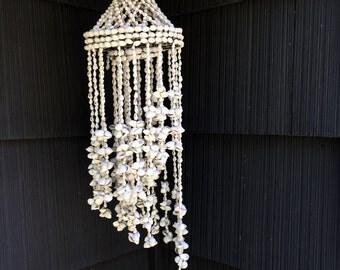 Seashell chandelier | Etsy