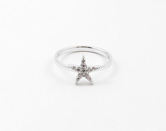 Starfish ring | Etsy