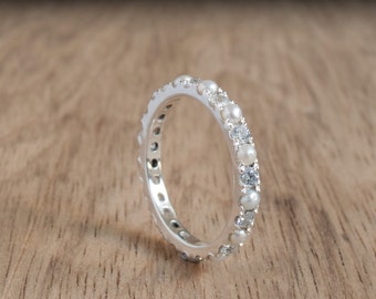 Gold Emerald half Eternity ring game of thrones moon of