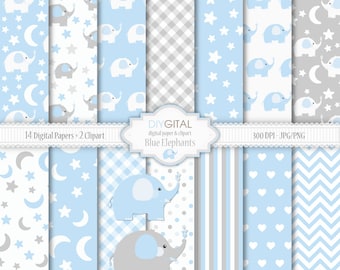 Floral Digital Paper CHALKBOARD & CREAM romantic