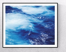 Unique abstract waves print related items | Etsy