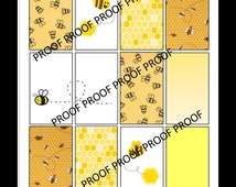 Unique bee sticker related items | Etsy