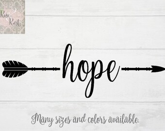 Hope wall decal | Etsy