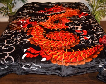 Dragon blanket | Etsy